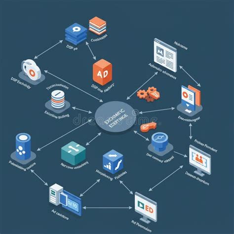 Isometric Graphic Illustrating A Complex Digital Ecosystem Or Workflow