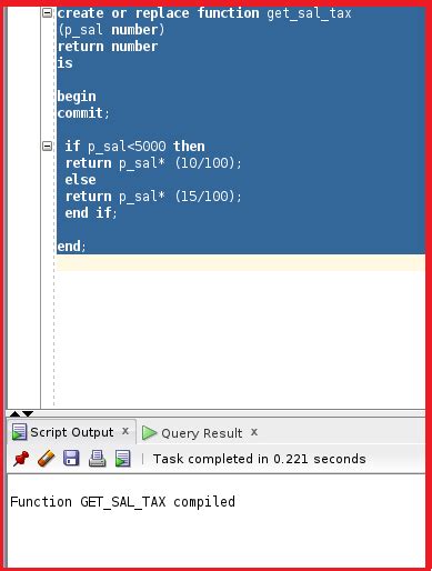 Restrictions When Calling Functions In Oracle Dot Net Tutorials
