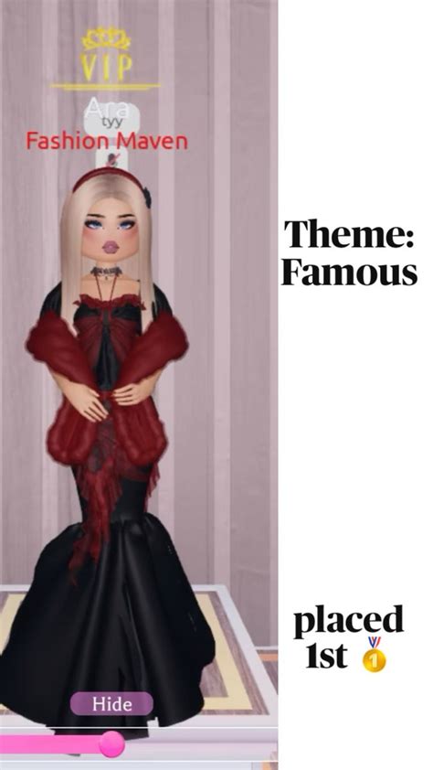 Dti Outfit Theme Famous📸 Dress To Impress Famous Outfits