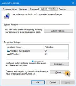 How To Create System Restore Shortcut In Windows 11 10