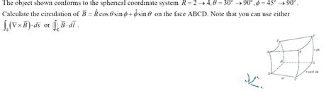 Solved The Object Shown Conforms To The Spherical Coordinate