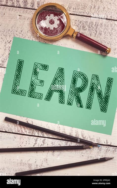 Inspiration Showing Sign Learn Concept Meaning Process Of Acquiring