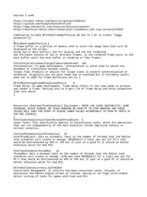 latency tweaks roblox 2 pdf thread computing codec