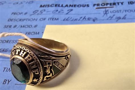 Winthrop Police Reunite Owner With Long Lost Class Ring 1079 The Mix