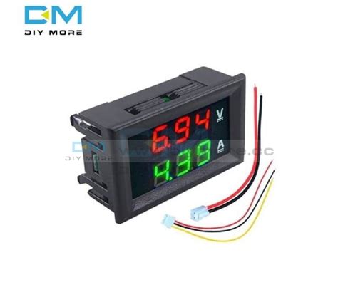 0 28 Inch Mini Digital Voltmeter Ammeter Dc 100v 10a Panel Amp Volt Cu Diymore