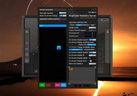 How To Display FPS And Stats Using MSI Afterburner