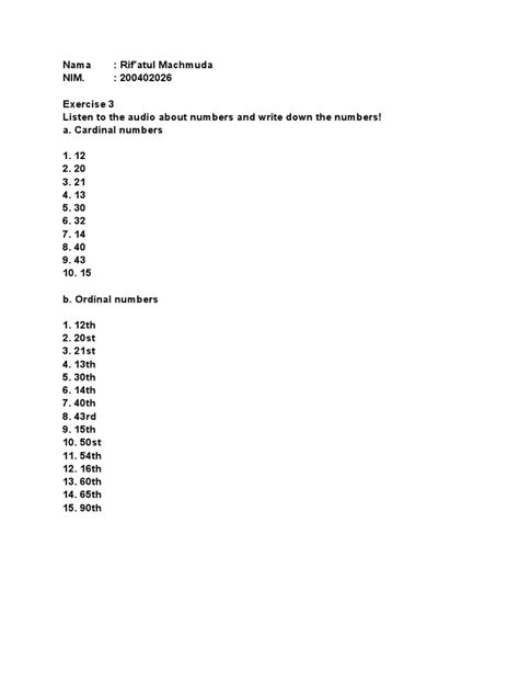 Exercise 356 Pdf Language Arts And Discipline Science And Mathematics