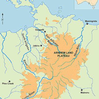 Location Of The Arnhem Land Plateau And The Jawoyn Lands Download