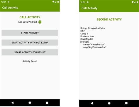 github fefong android callactivity exemplo android java start