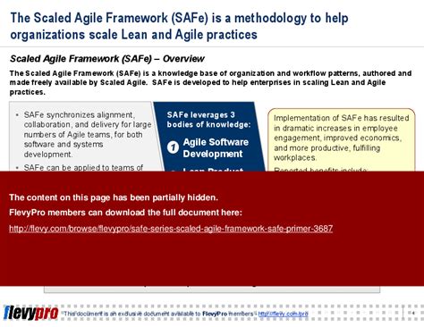 Ppt Safe Series Scaled Agile Framework Safe Primer 28 Slide Ppt