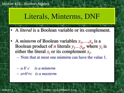 Ppt Boolean Algebra Powerpoint Presentation Free Download Id3693807