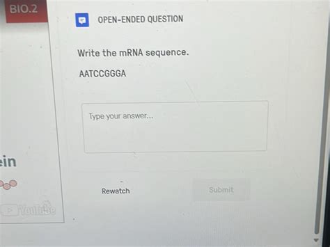 Mrna Sequence Transcription Studyx