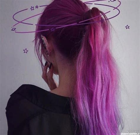 عکس فیک شاخ دخترونه بنفش