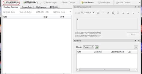 alex ufo 聰明人求知心切 DB Browser for SQLite 視覺化的 SQLite 管理工具