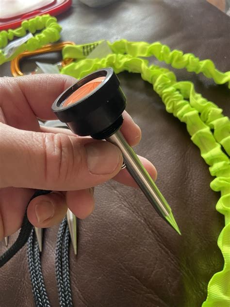 Survey Prism Spike W Safety Lanyard Dimensional Control Ebay