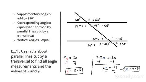 Solving Equations Involving Vertical Angles Tessshebaylo