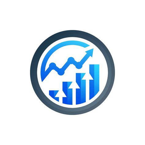 Data Analytics Logo Design Growth Arrow Logo Design For Data Finance