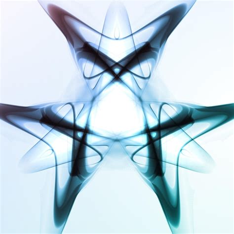 추상적인 파란 파동 배경 프리미엄 벡터