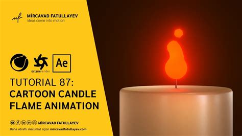 Cartoon Candle Flame Animation Cinema 4d Tutorial Youtube