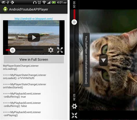 Android Er Force Youtube Android Player To Run In Full Screen Mode