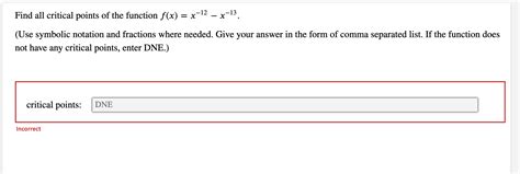 Solved Find All Critical Points Of The Function Chegg