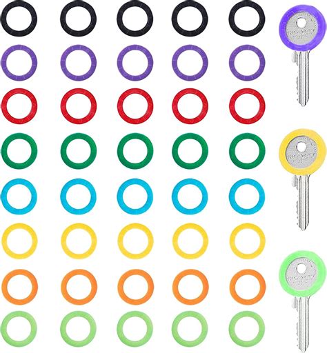 40 Pcs Key Covers Caps Key Caps Covers Tags Set Flexible Key Covers Rings Coloured Key 40 Pcs Key Covers Caps Key Caps Covers Tags Set Flexible Key Covers Rings Coloured Key