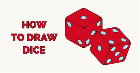 How To Draw A Dice Step By Step Drawing Word Searches