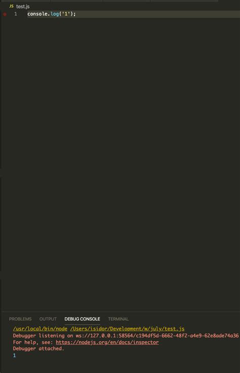 Debug Console Doesnt Print Program Output · Issue 103834 · Microsoftvscode · Github