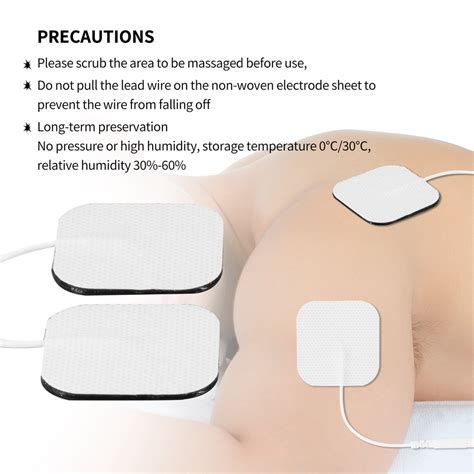 20 Pcs Electrode Pads Physiotherapy Massage Patch Non Woven Self