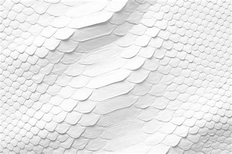 premium photo white background from natural serpentine leather python