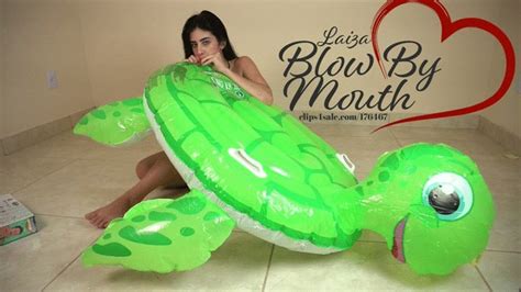 B By Mouth Green Turtle By Laiza 4k Inflatable Desire Clips4sale