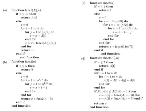 Solved Problem 1 Write A Recurrence Relation Describing The