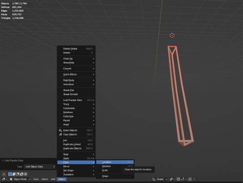 Modifiers How To Link Object Data Whilst Keeping The Location And