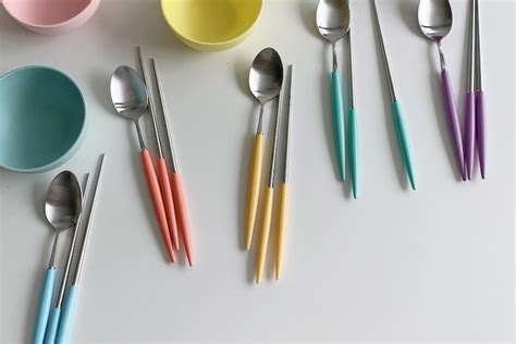 스푼·포크·젓가락 뉴키즈 숟가락 젓가락 수저세트 5color 오늘의집 쇼핑