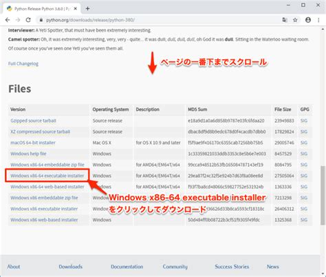 Pythonの32ビット版と64ビット版について（windows） ガンマソフト