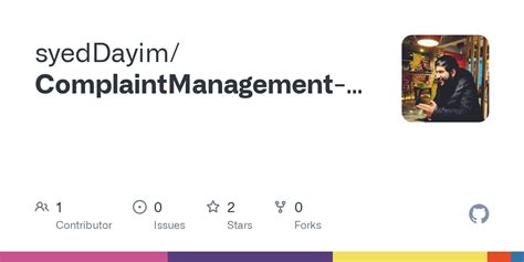 GitHub SyedDayim ComplaintManagement Django