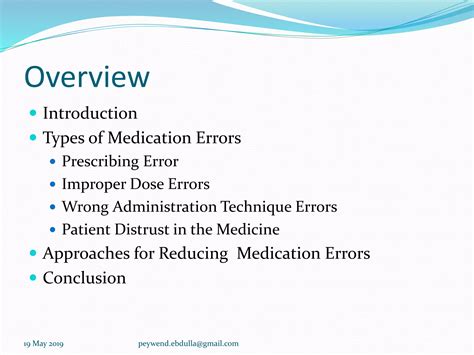 Medication Error PPTX Pharmaceutical Industry Industries