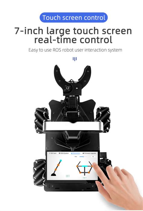 xiaor geek mros lidar depth camera mecanum wheel ai robot car with rob