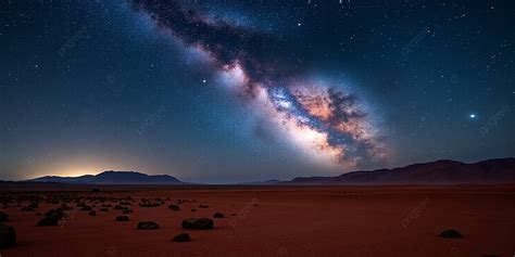 사막 풍경 위의 은하수와 함께 별이 빛나는 밤하늘 별이 빛나는 밤하늘 은하수 사막 풍경 배경 일러스트 및 사진 무료 다운로드 Pngtree