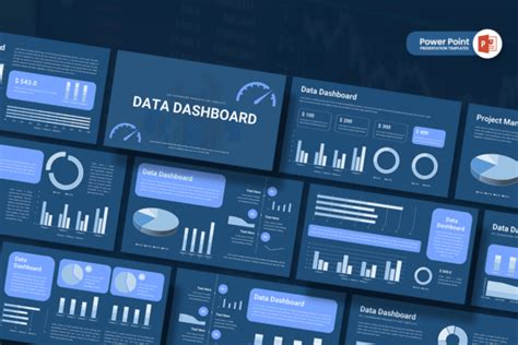 Data Dashboard Powerpoint Template Graphic By Qrdesignstd · Creative