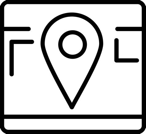 Map Pointer Vector Line Icon 9285803 Vector Art At Vecteezy