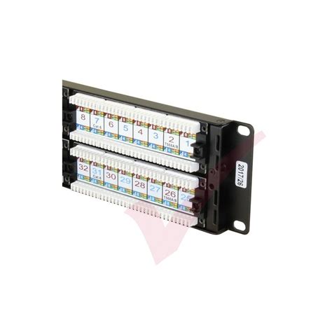 Excel 48 Port Cat6 UTP Patch Panel 100 306 Patchsave Solutions