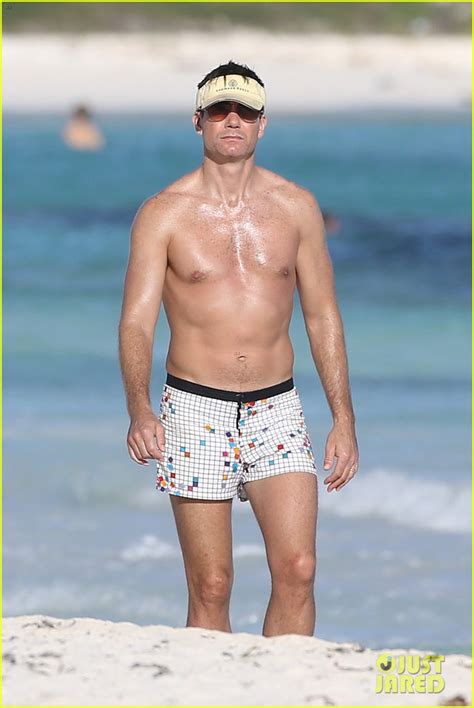 Shirtless Jerry Oconnell Goes Surfing In His Short Shorts Photo