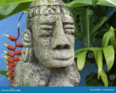 Costa Rica Mayan Sculpture Image Stock Image Du Humain 66725899