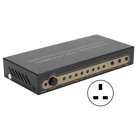 V Optical Analog Signal Outputs For UK Use High Definition HDMI To Audio Splitter