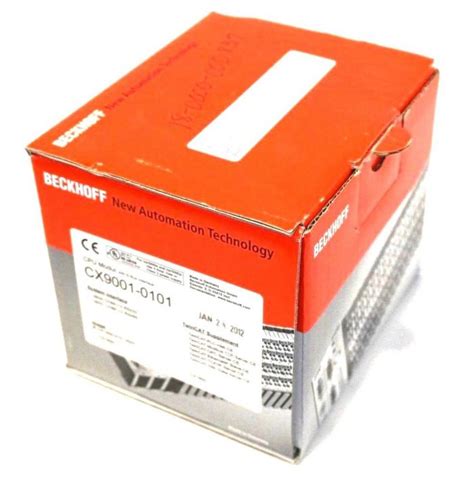 new beckhoff cx9001 0101 cpu module cx90010101 sb industrial supply inc