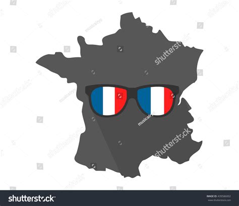 France Glasses Eye Glasses Optics Image Stock Vector Royalty Free