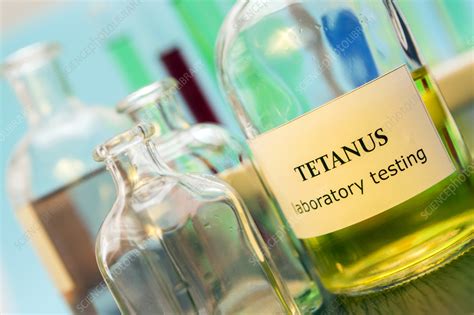 Tetanus Testing Conceptual Image Stock Image F036 6535 Science Photo Library