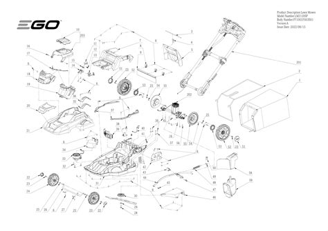 Ego Lawn Mower Parts Diagrams